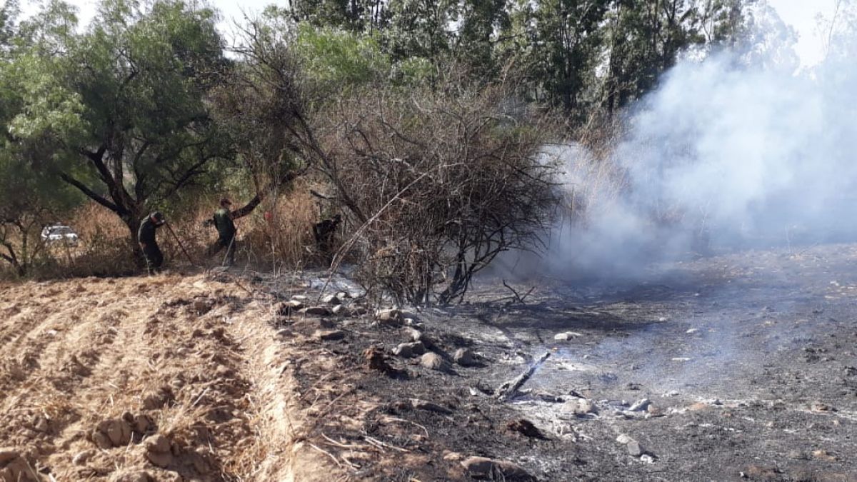Incendios, fuertes vientos y cortes de luz afectaron Tarija el martes