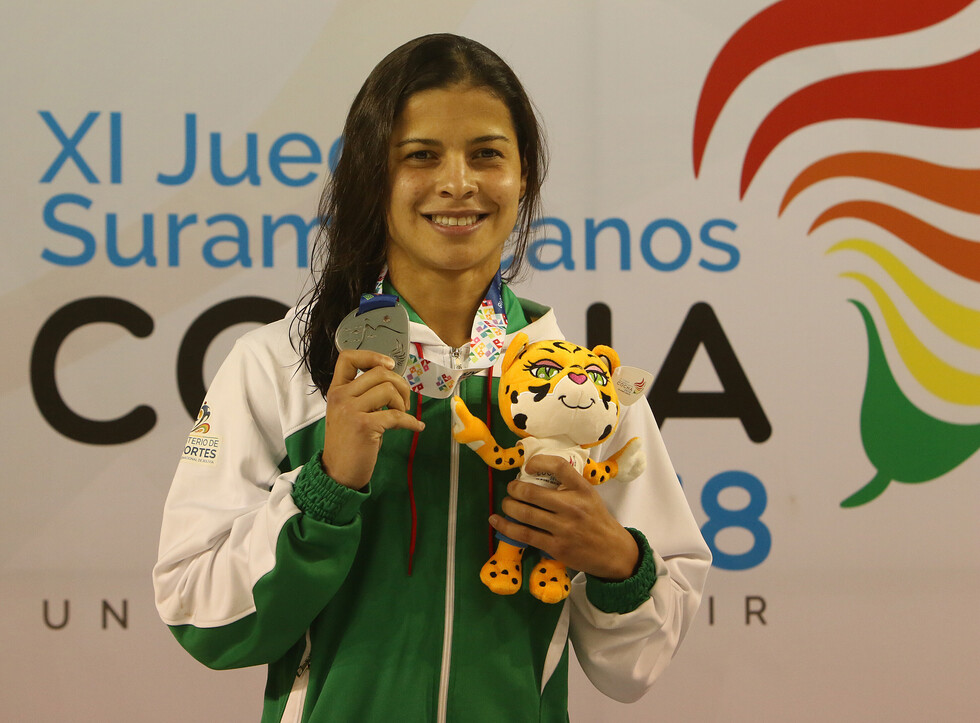 Karen Tórrez gana su segunda medalla de plata en natación