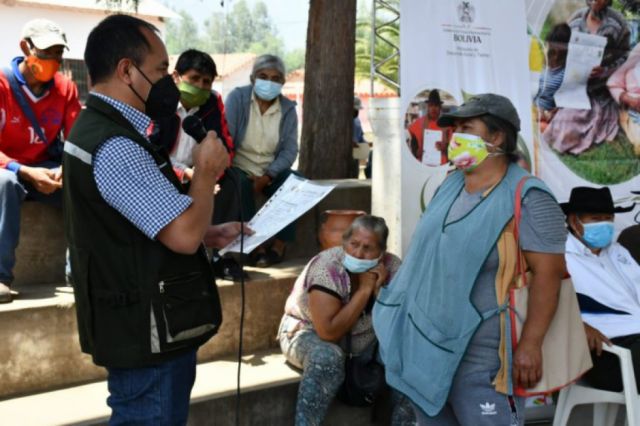 INRA entregó 1.263 títulos agrarios a comunidades de Tarija