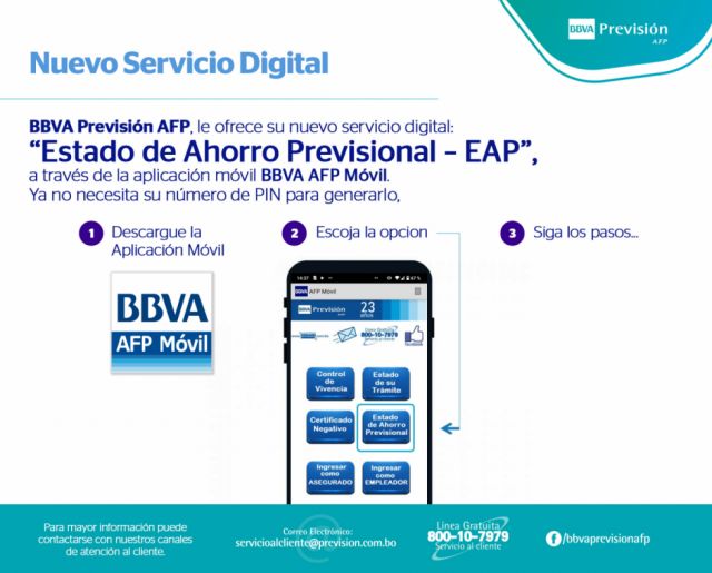 BBVA Previsión AFP presenta un nuevo servicio digital