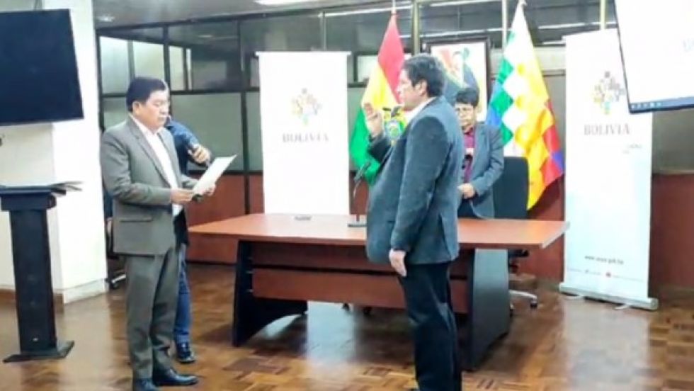 Edson Ross Valda asume la presidencia de la ABC, en remplazo de Henry Nina