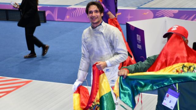 Esteban Mayer conquista medalla de oro en esgrima en los Juegos Panamericanos Junior