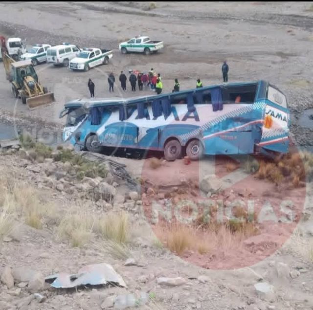 Accidente de flota Sama en la carretera Potosí – Oruro