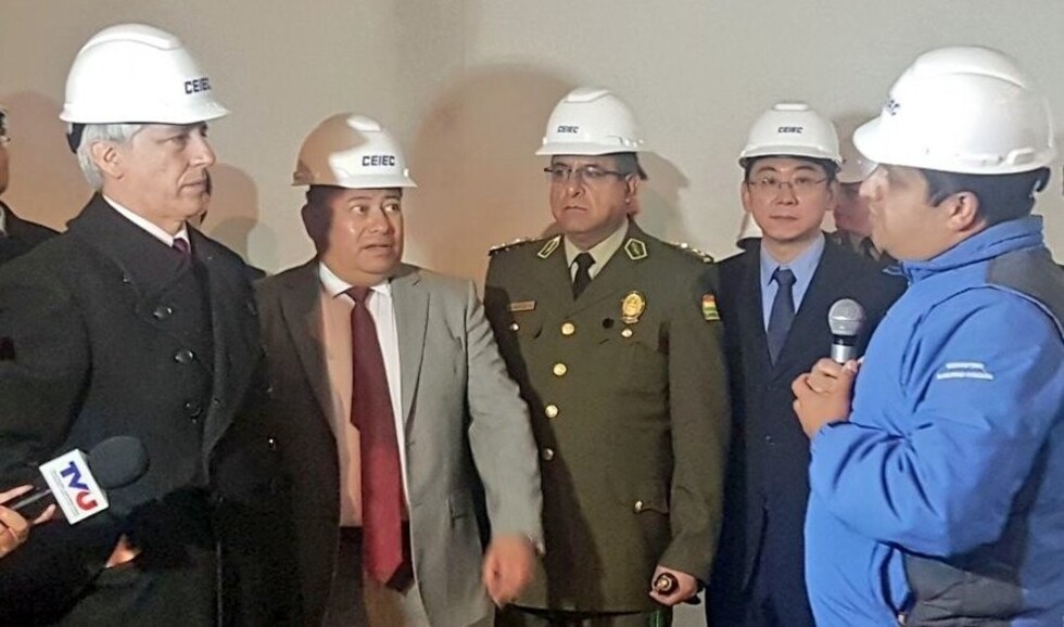 Presentan construcción del Comando BOL-110 en la ciudad de La Paz