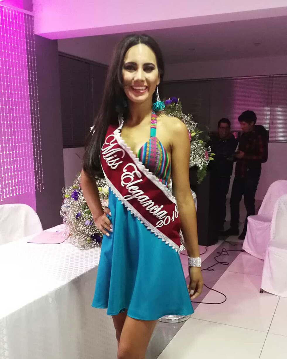 Danitza Zutara Señorita Oruro 2018