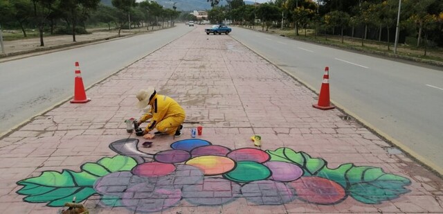El recorrido de Comadres es ilustrado con murales