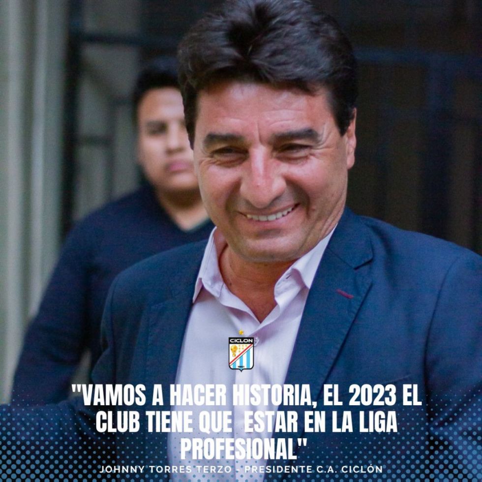 Johnny Torres confirma la habilitación de Ciclón en la Copa Simón Bolívar