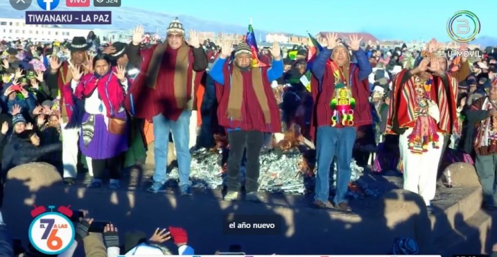 Año Nuevo Andino Amazónico se celebra con acto central en Tiwanaku