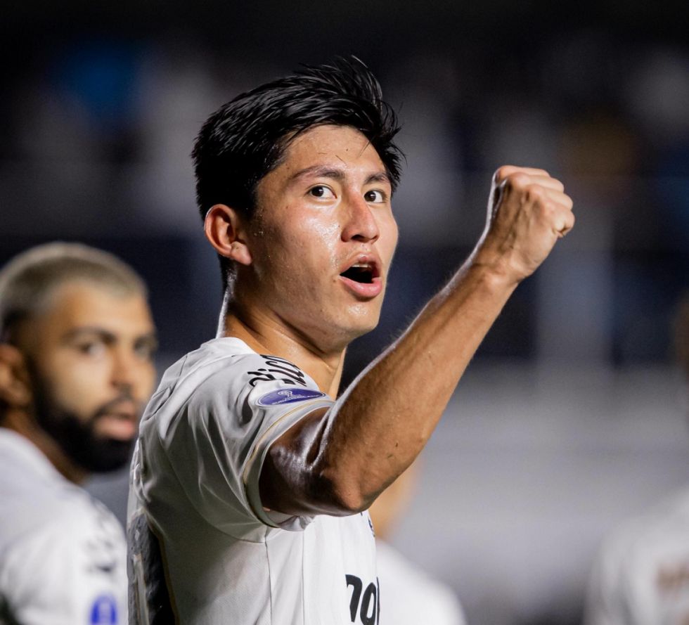 Miguelito Terceros anota su primer gol con el Santos